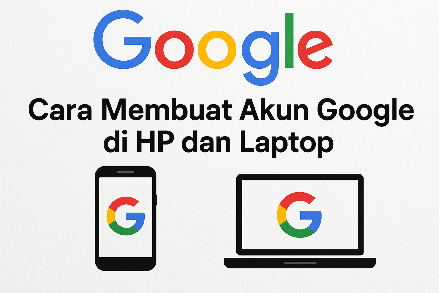 Cara Membuat Akun Google di HP (Android/Iphone) dan Laptop - BAMS
