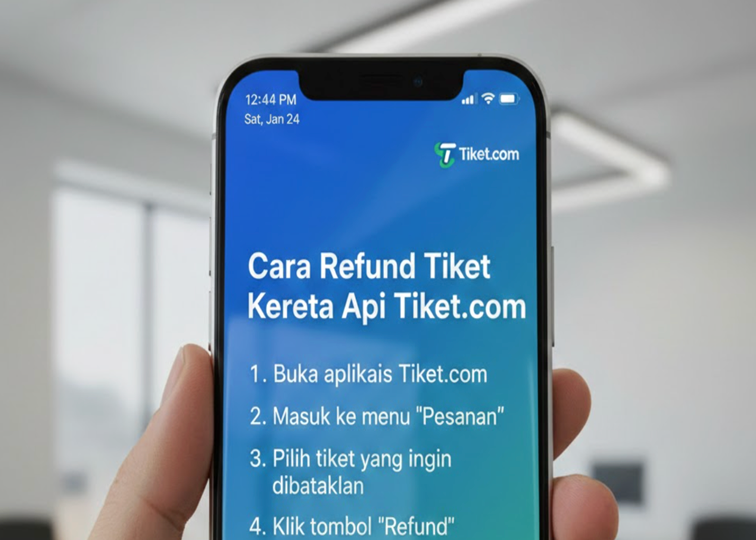 Begini Cara Refund Tiket Kereta Api Tiket.com - BAMS