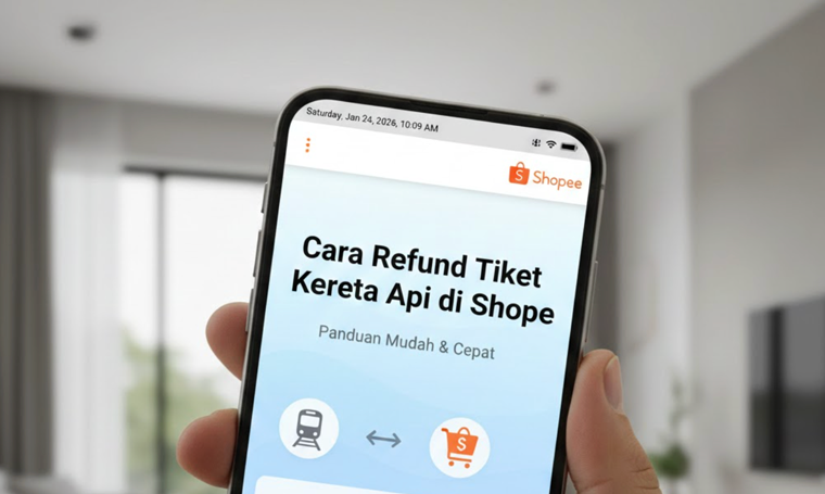 2 Cara Refund Tiket Kereta Api di Shopee - BAMS