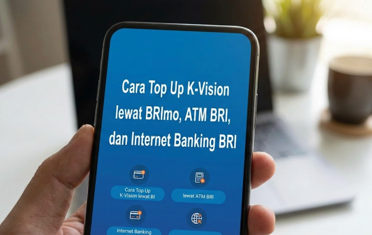 Cara Top Up K-Vision lewat BRImo, ATM BRI, dan Internet Banking BRI - BAMS
