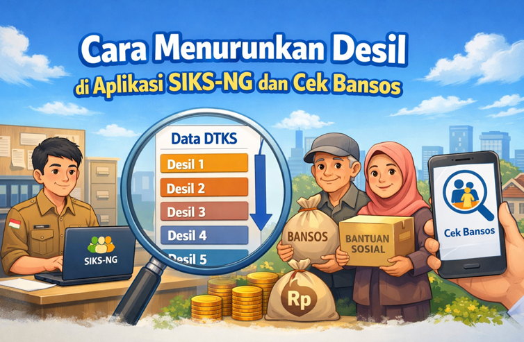 Cara Menurunkan Desil di Aplikasi SIKS-NG dan Cek Bansos - BAMS